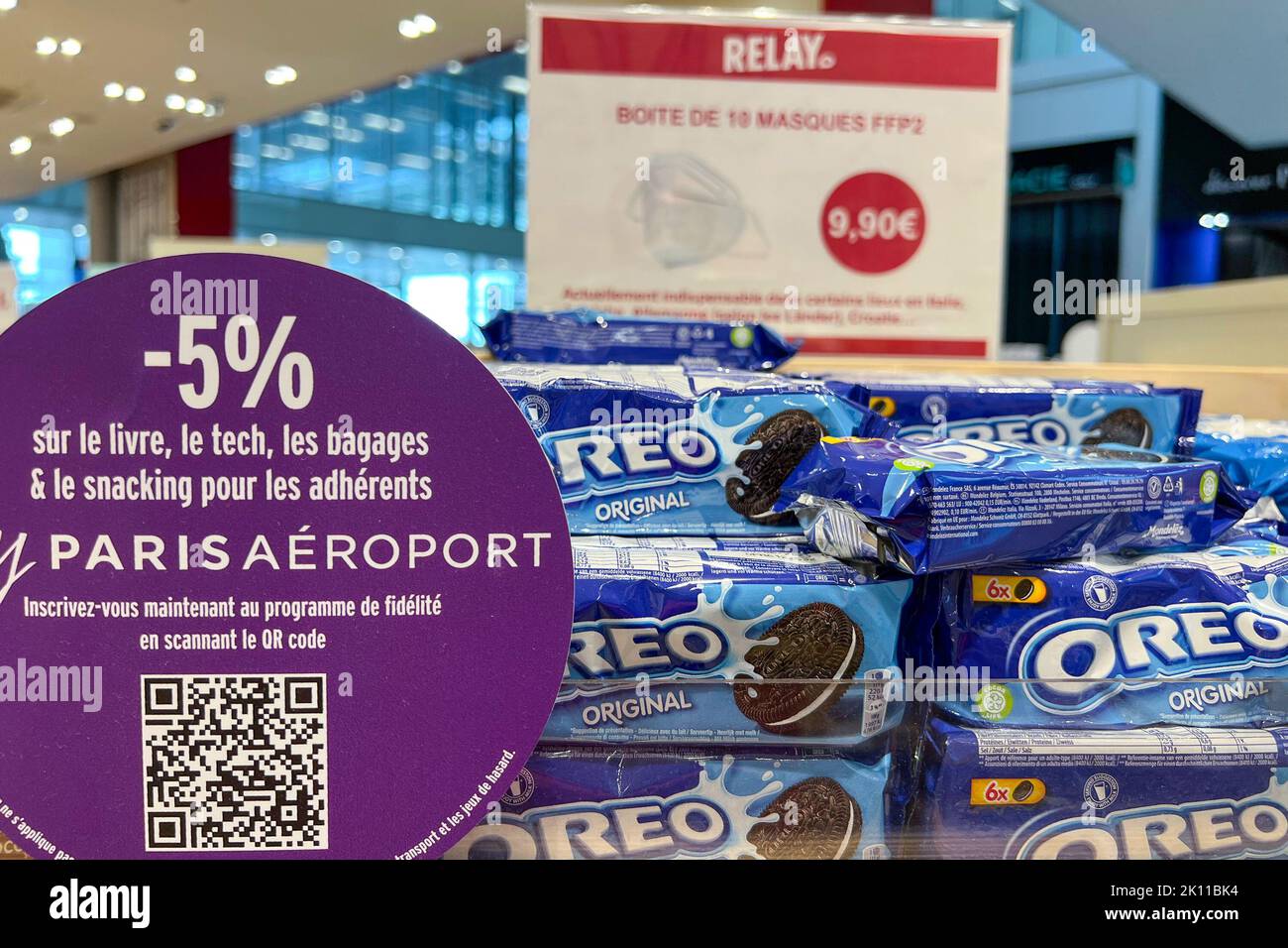 Les biscuits Oreo sont vendus au magasin hors taxes du terminal 3 de l ...
