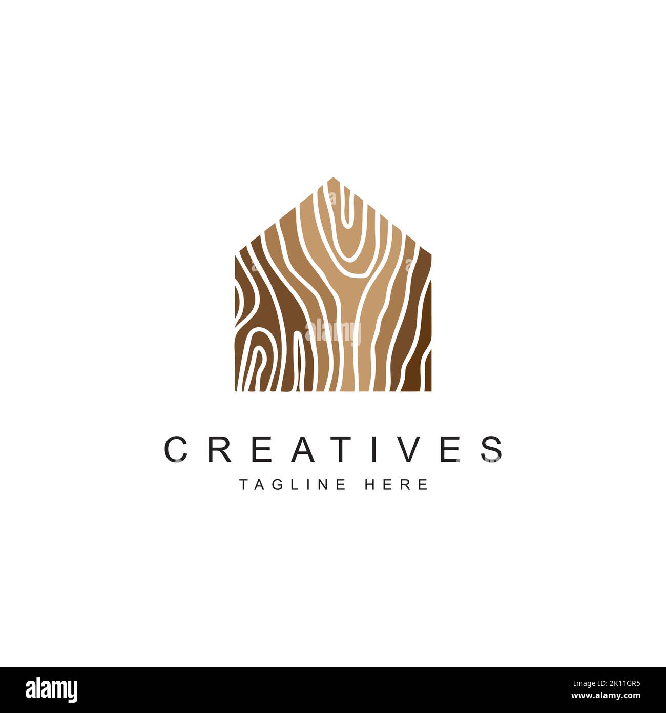 Home logo Banque d'images vectorielles - Alamy