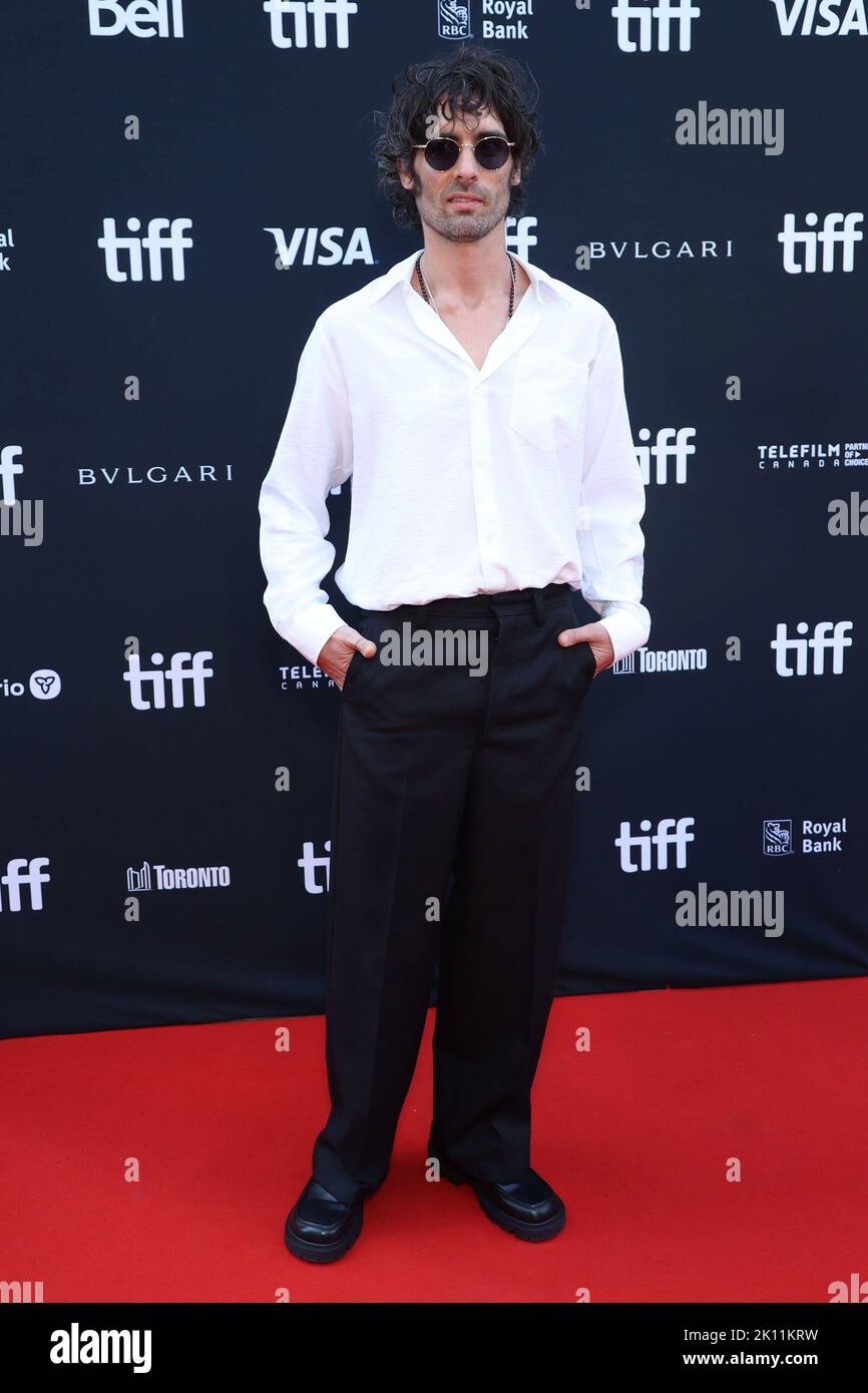 Toronto, ONT. 14th septembre 2022. Tyson Ritter aux arrivées de la ...