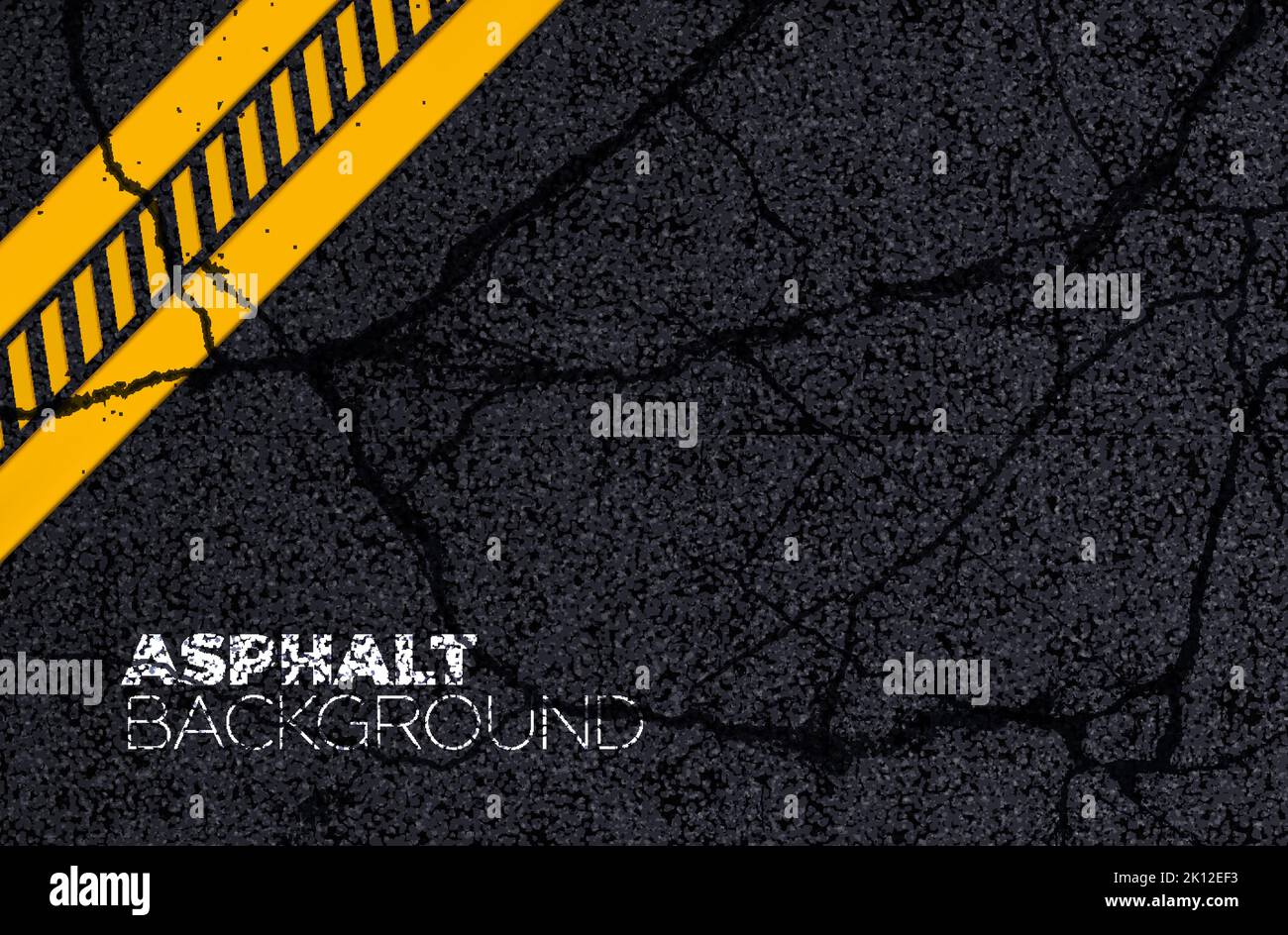 Black cracked tar texture background Banque d'images vectorielles - Alamy