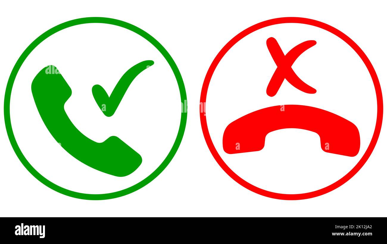 Accepter ou refuser Banque d'images vectorielles - Alamy