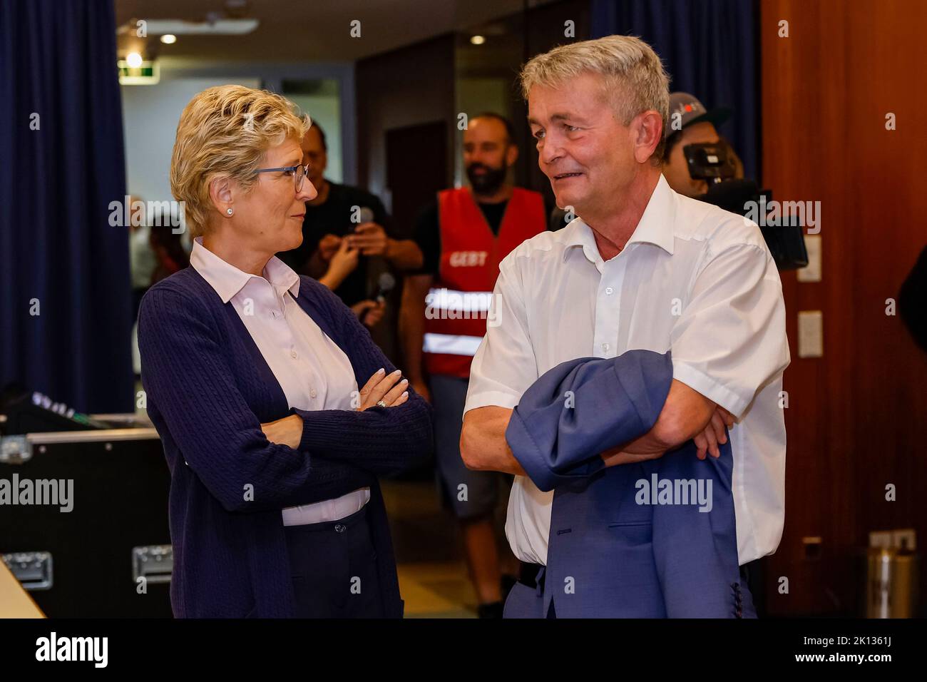 15 septembre 2022, Bavière, Nuremberg: Angelique Renkhoff-Mücke (l ...