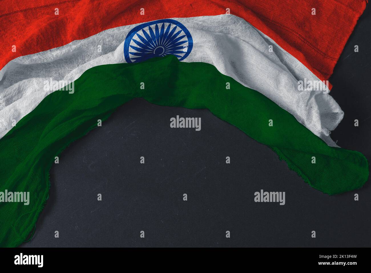 Drapeau indien tricolore Banque de photographies et d’images à haute ...