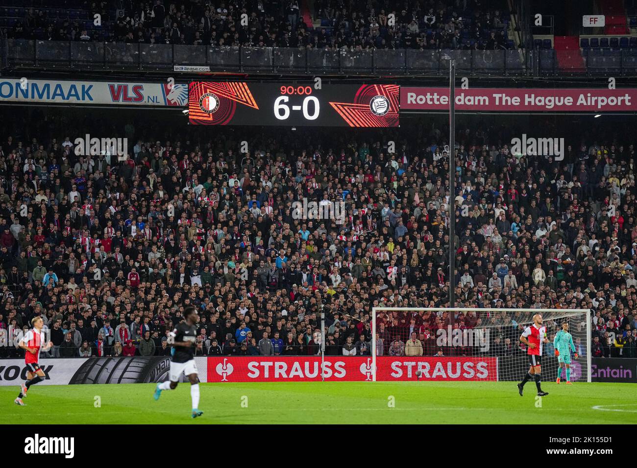 Rotterdam - le score final du match entre Feyenoord et SK Sturm Graz au ...