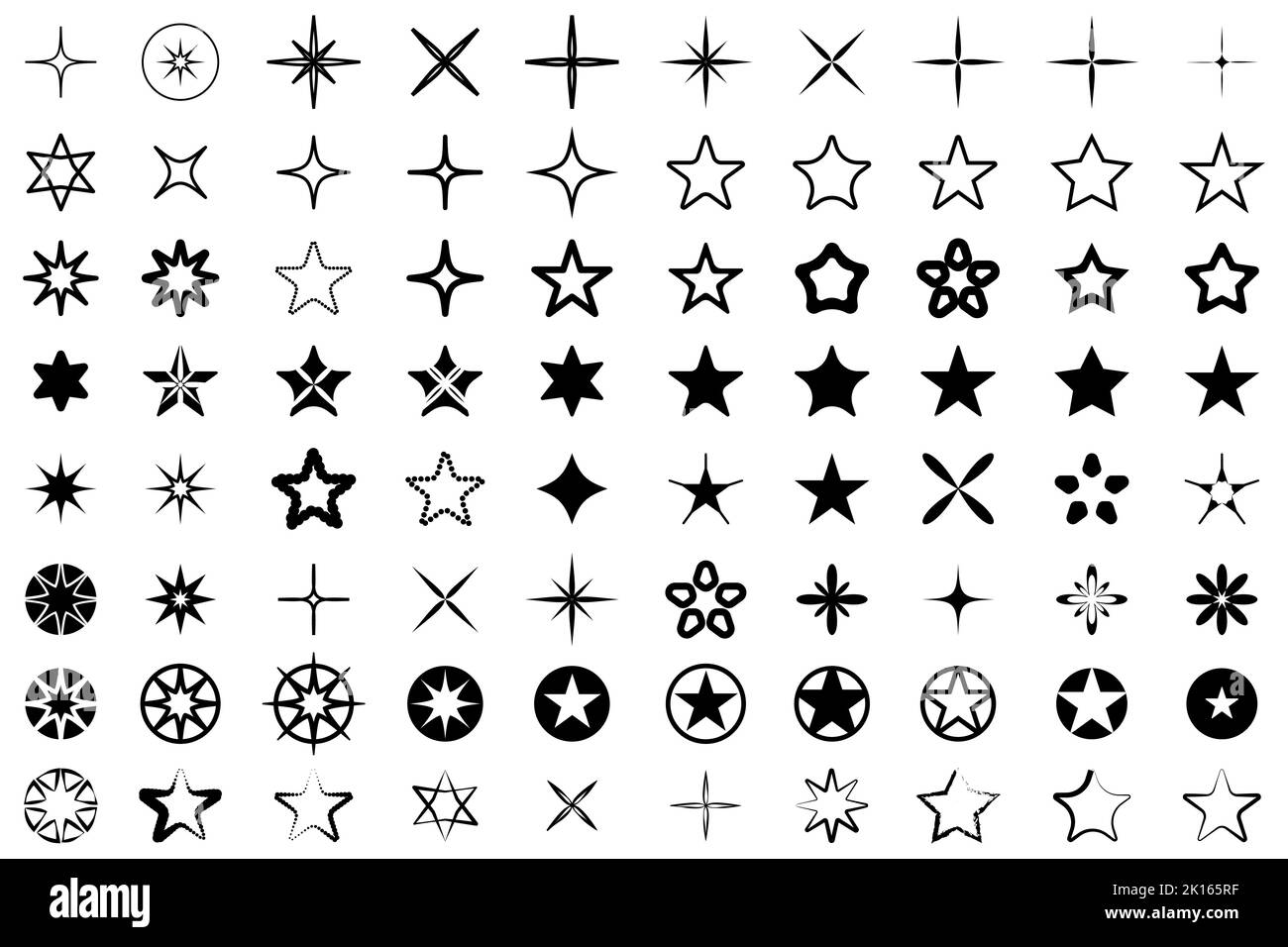 Icone étoile Banque d'images vectorielles - Alamy