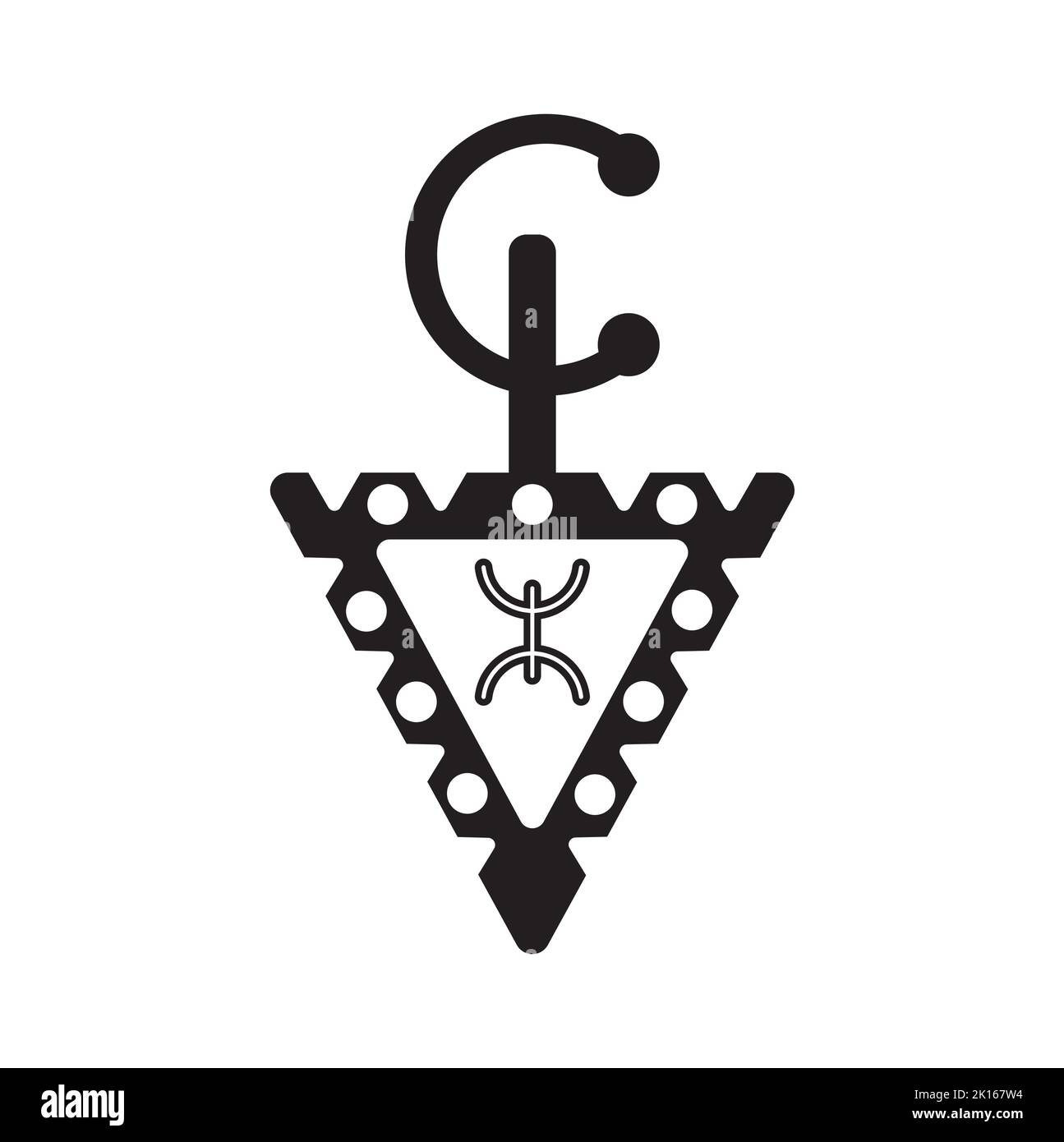 Illustration vectorielle de Tazerzit. Le symbole de la bijouterie ...