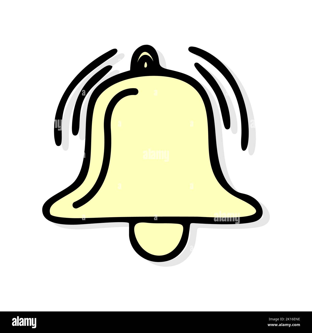 Bell, icône de cloche, conception d'icône de cloche, vecteur de cloche ...