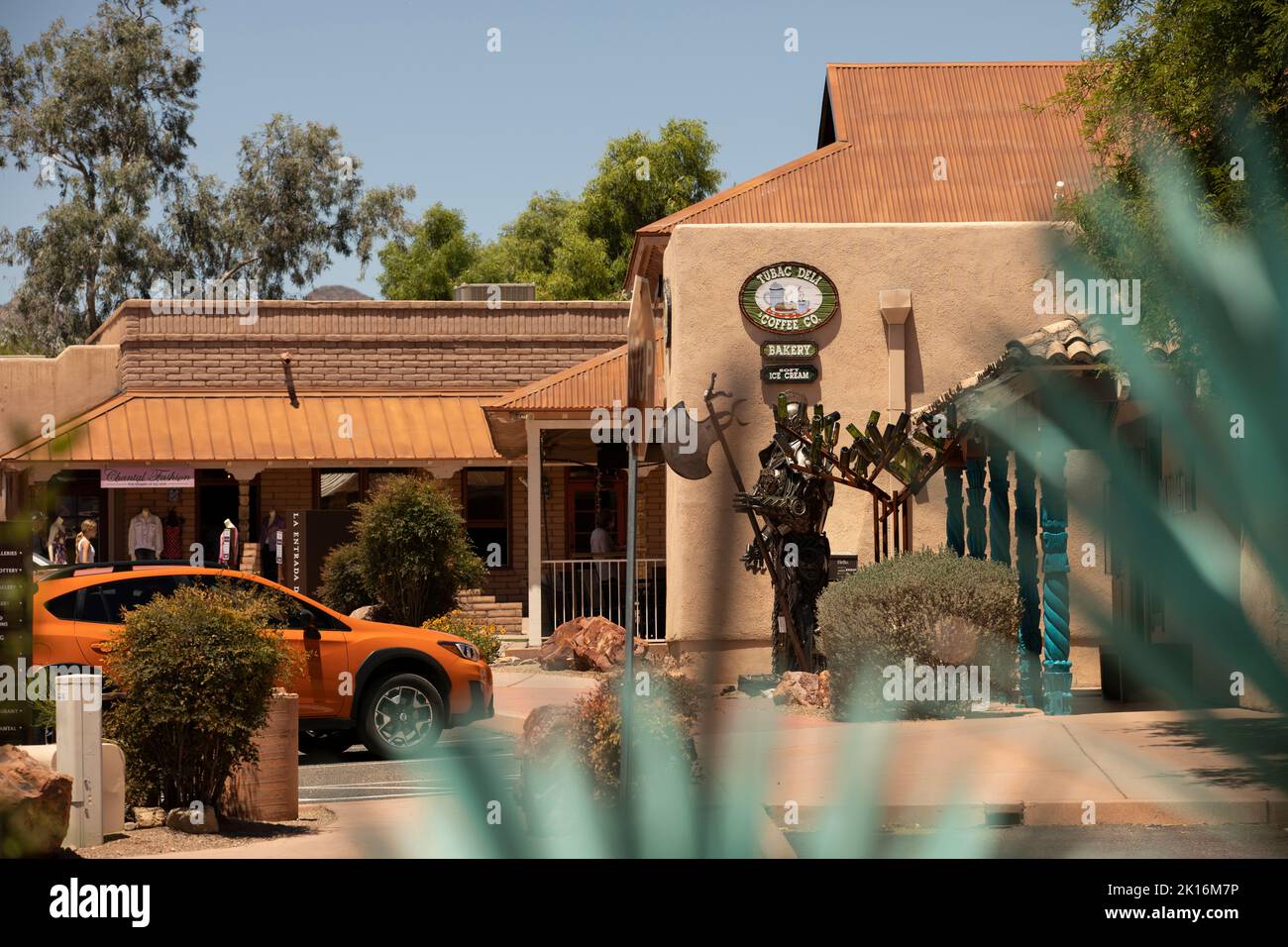 Tubac, Arizona, États-Unis - 29 mai 2022 : l'après-midi, la lumière du ...