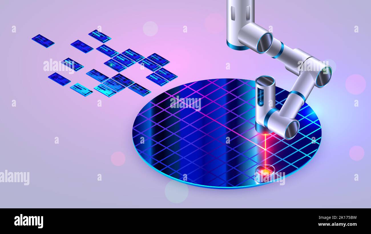 Semiconductor laser Banque d'images vectorielles - Alamy