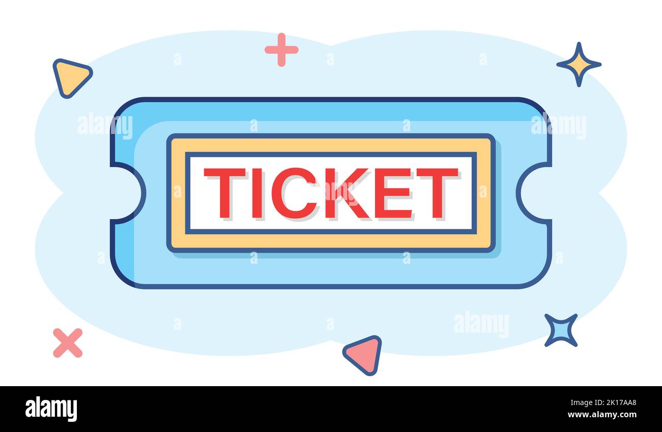 L'icône de cinéma dans le style comique. Admettre un bon vecteur d ...