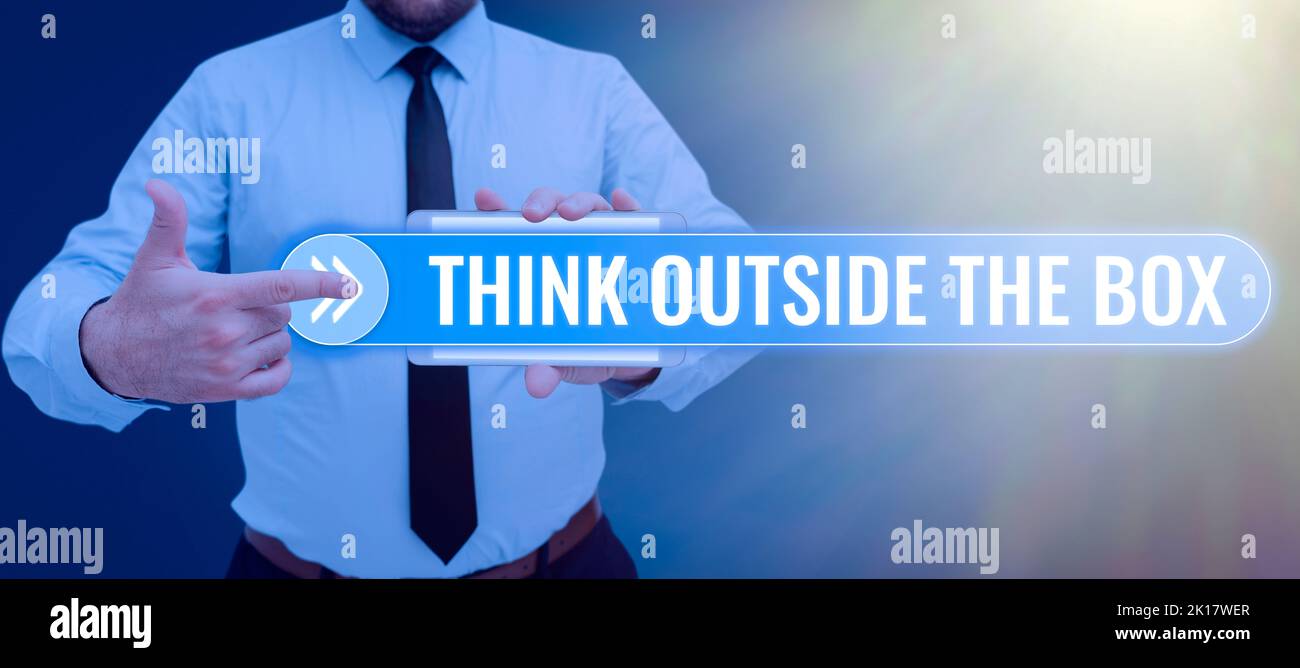 Texte montrant l'inspiration penser en dehors de la BoxBe différentes ...
