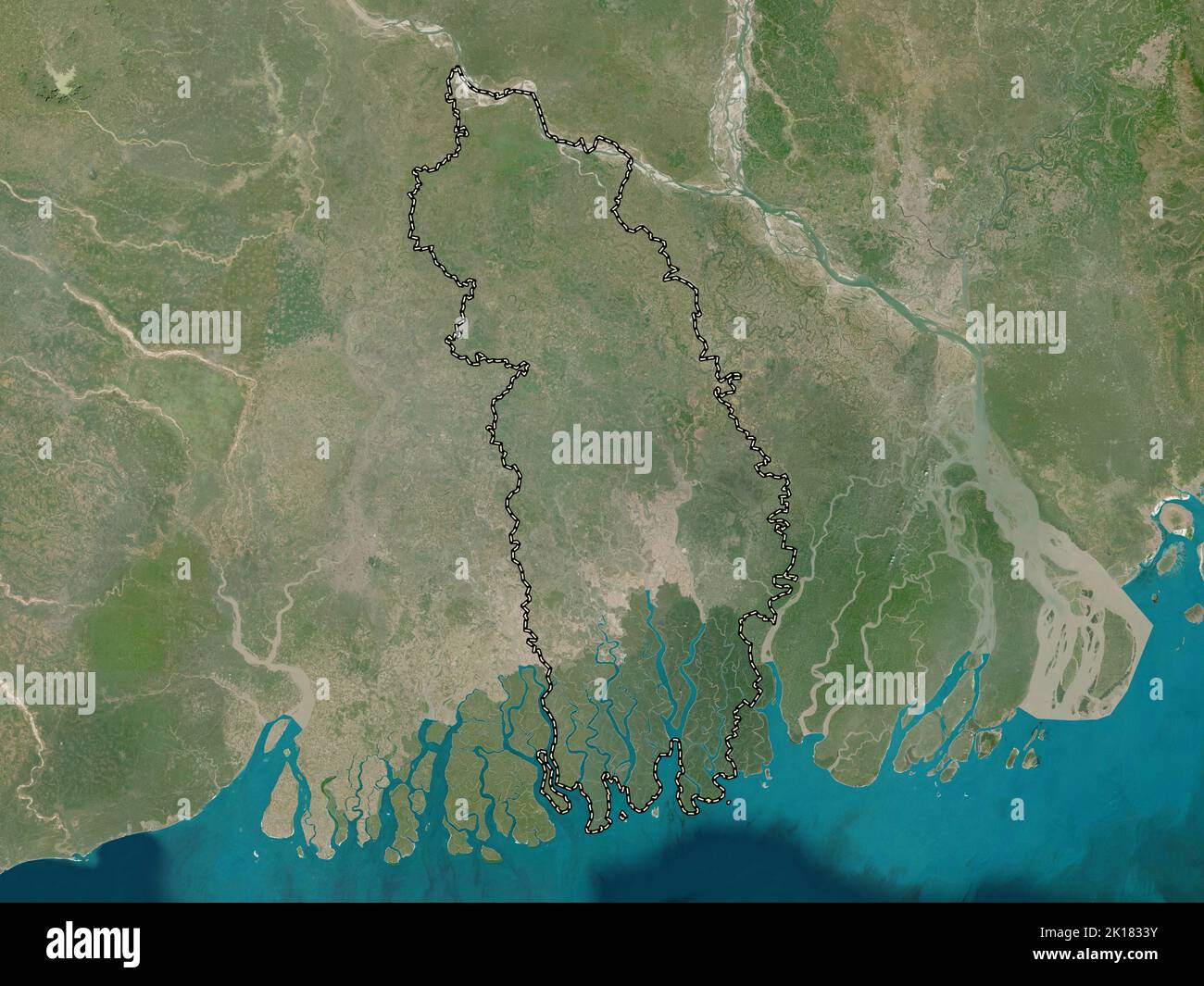 Bangladesh map satellite geography Banque de photographies et d’images ...