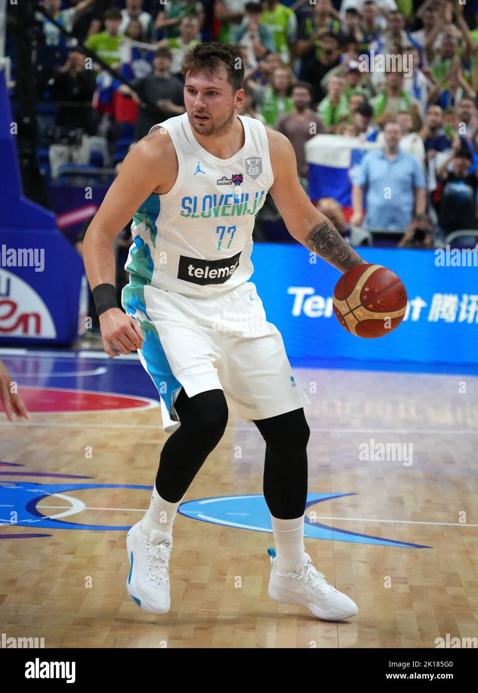 14 septembre 2022, Berlin: Basketball: Championnat d'Europe, Slovénie - Pologne, knockout round ...