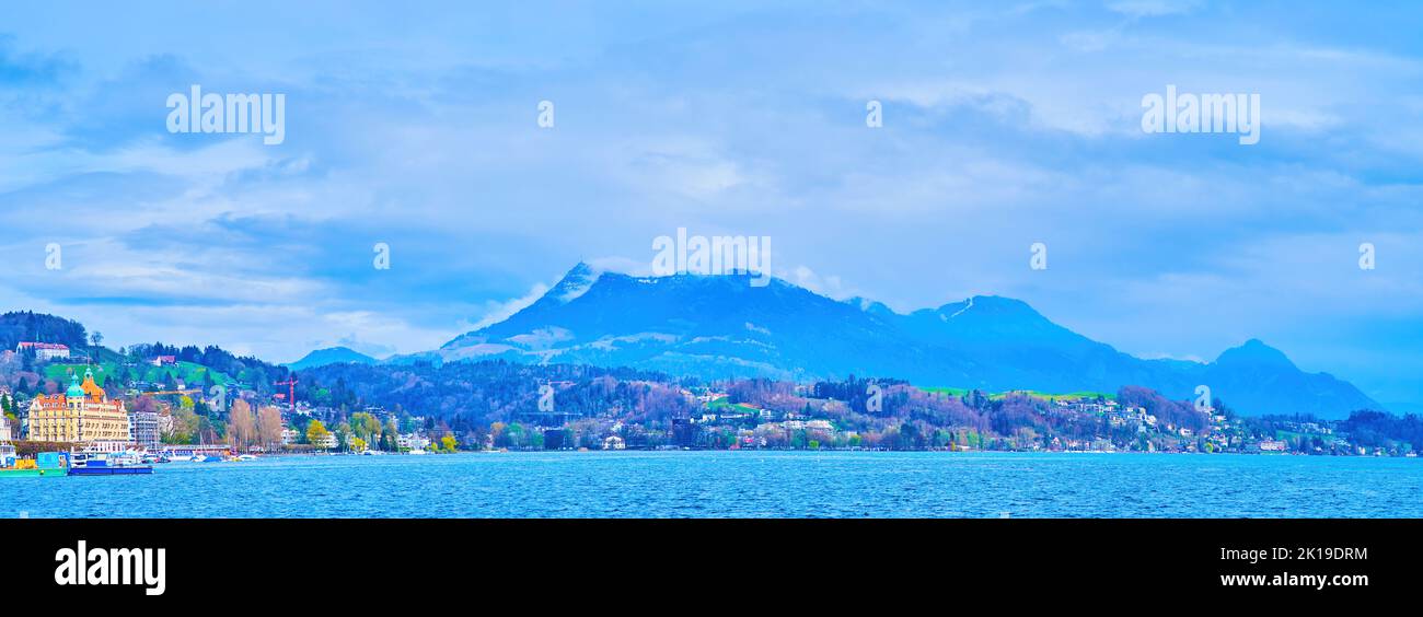 Luzerne et mont pilatus Banque de photographies et d’images à haute ...