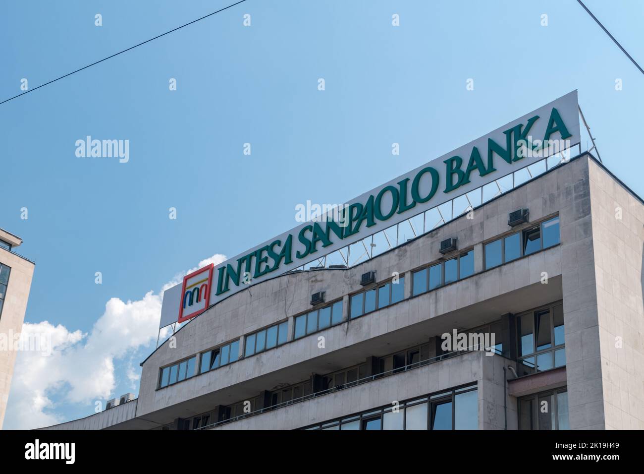 Intesa logo Banque de photographies et d’images à haute résolution - Alamy