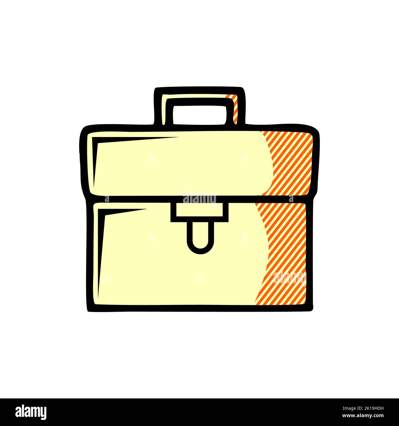 icône de porte-documents isolée sur fond blanc de la collection d ...