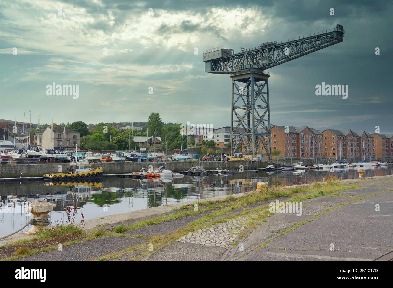 Constructeurs navals du port de glasgow Banque de photographies et d ...