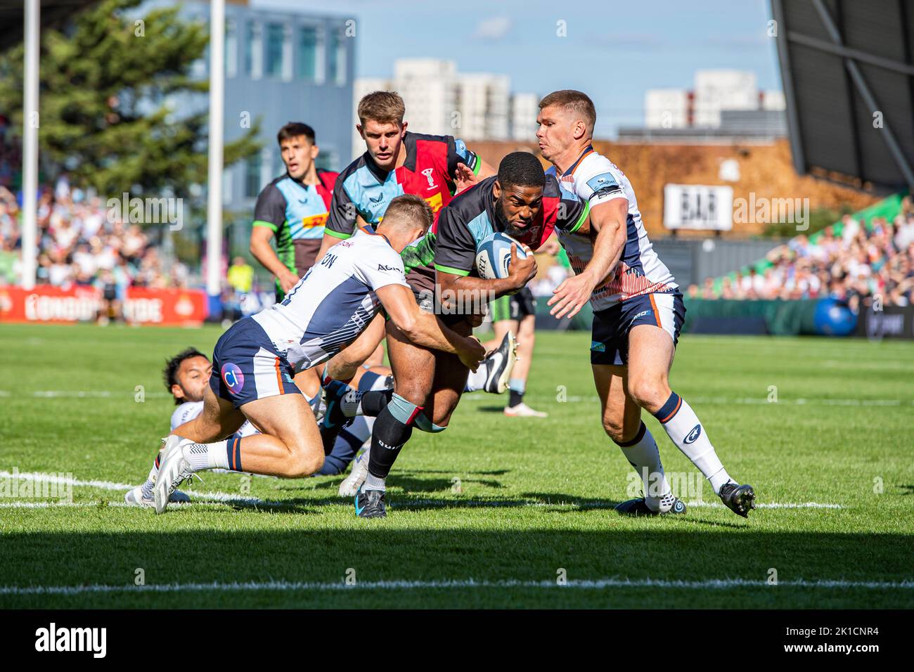 Gallagher premiership match de rugby ronde 2 entre les arlequins et les ...