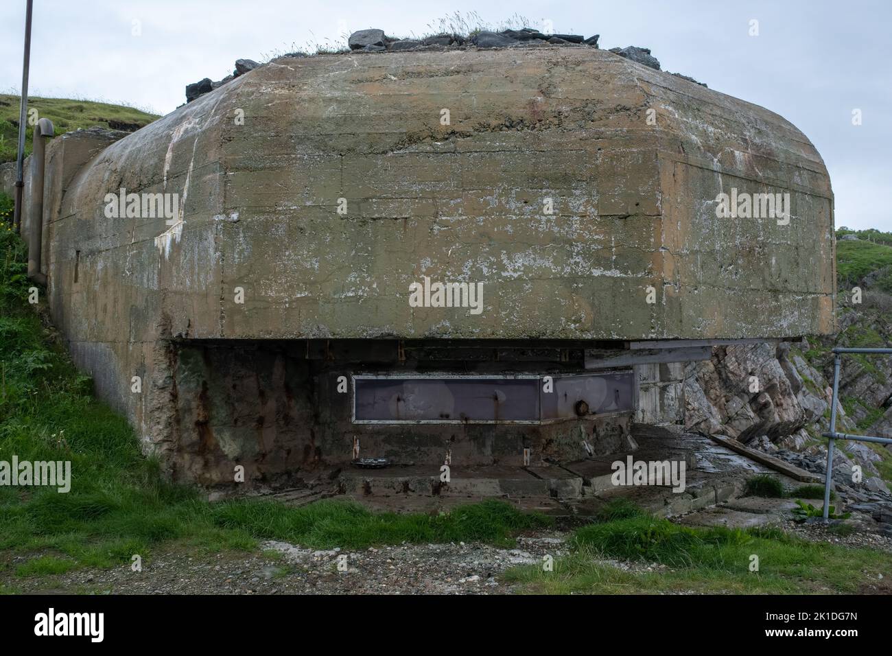 Herdla, Norvège - 16 juin 2022 : le fort de Herdla a été construit par ...