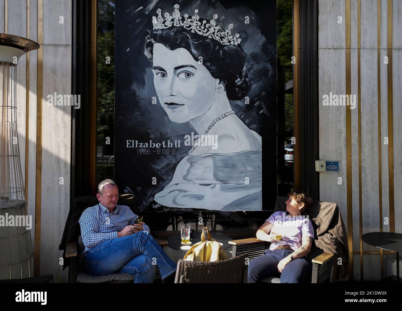 17 septembre 2022, Londres, Angleterre, Royaume-Uni: Les gens aiment ...