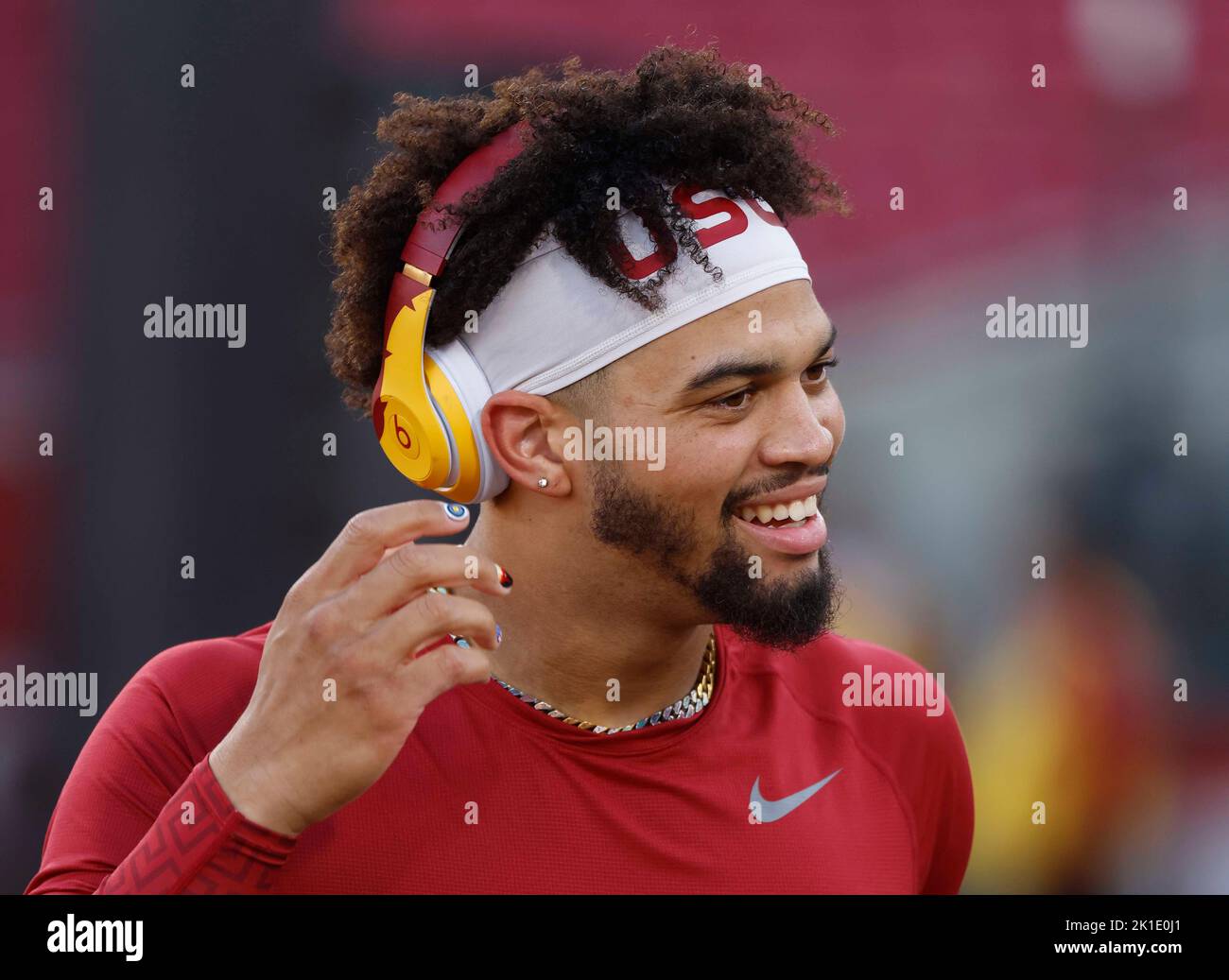 17 septembre 2022 USC Trojans Quarterback Caleb Williams #13 en action ...