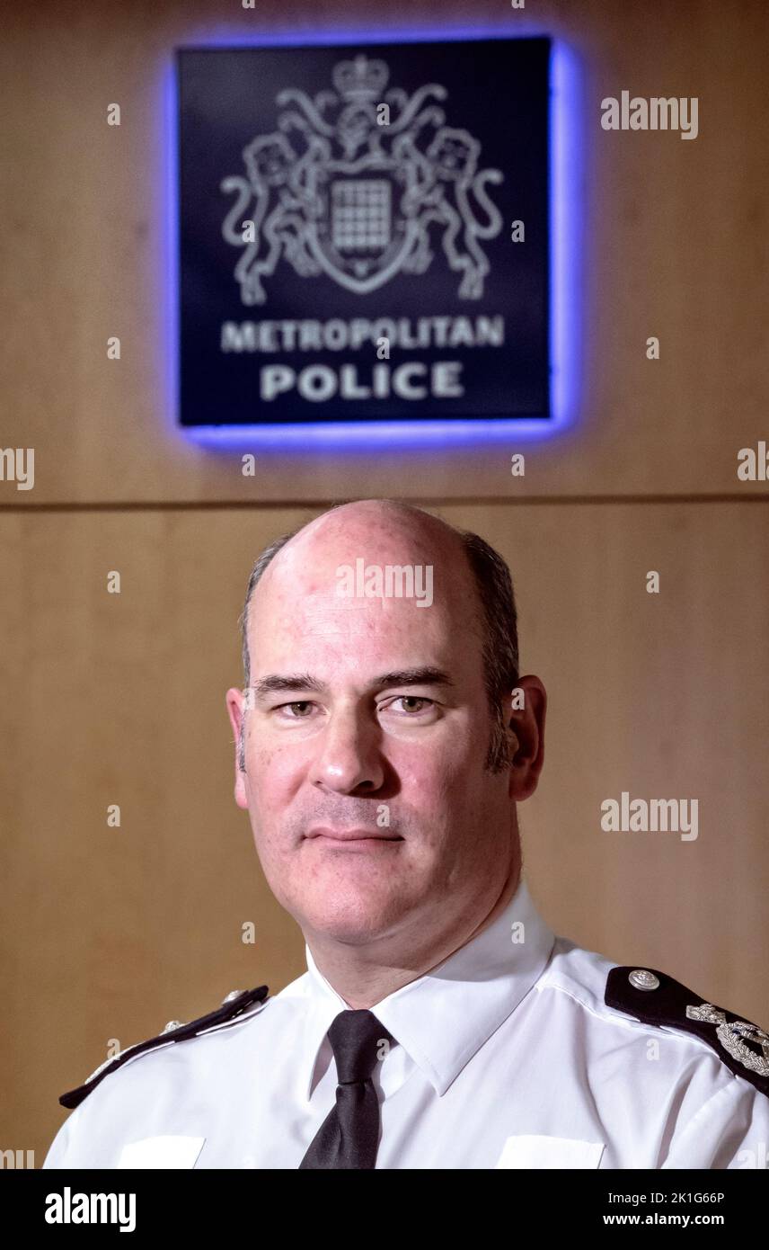 Sous-commissaire adjoint de la police métropolitaine Stuart Cundy dans ...