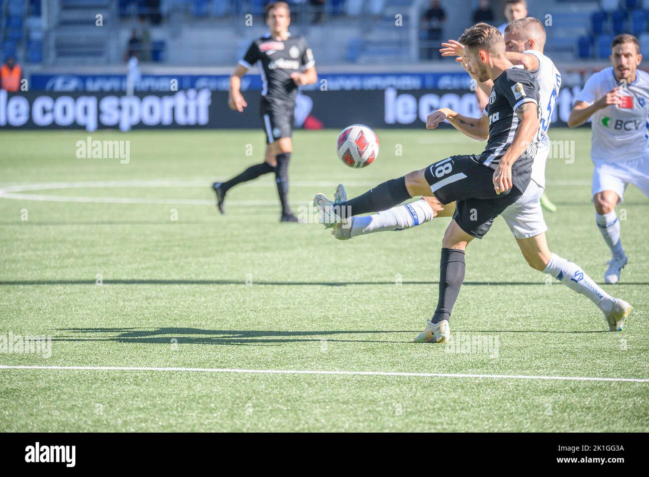 Lausanne Suisse, 09/18/2022: Gianluca Gaudino du FC Lausanne-Sport (55 ...