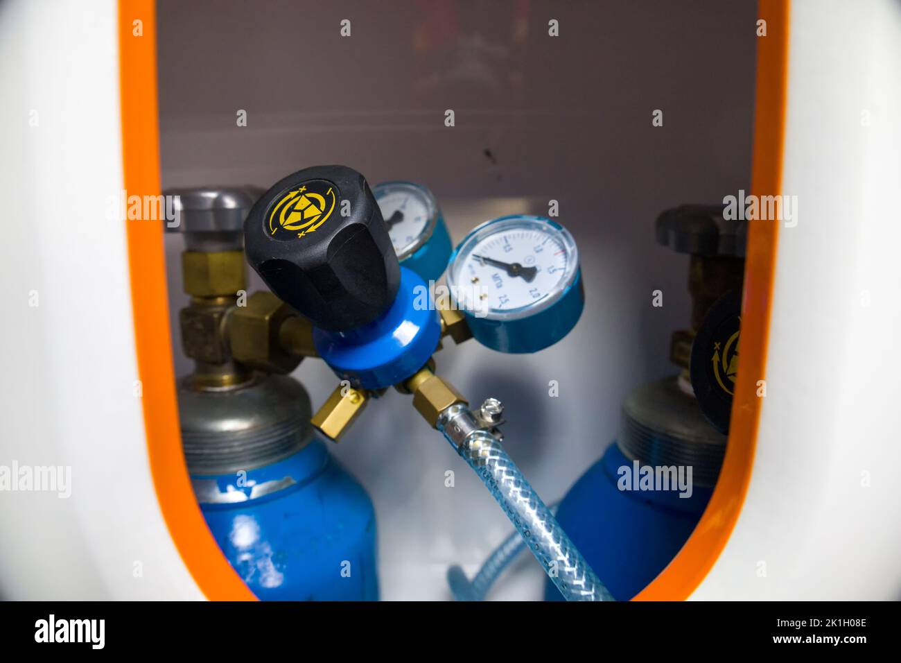 Hospital medical equipment air oxygen Banque de photographies et d ...