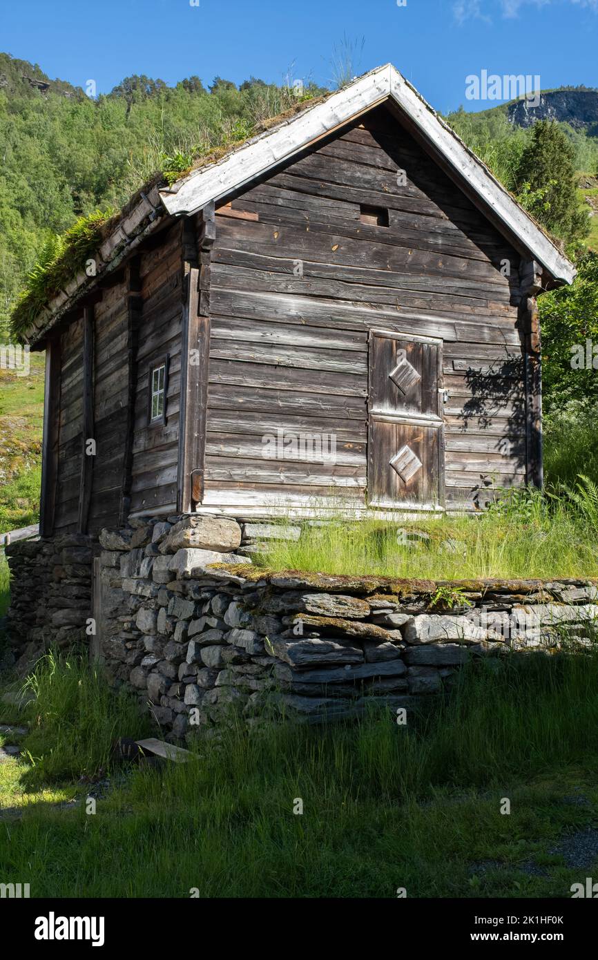Otternes, Norvège - 19 juin 2022: Otternes, une ferme collective ...