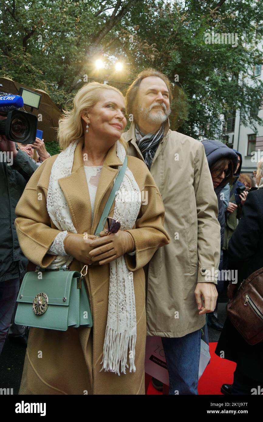 6 septembre 2022. - Russie, Moscou. - Une cérémonie pour dévoiler des ...