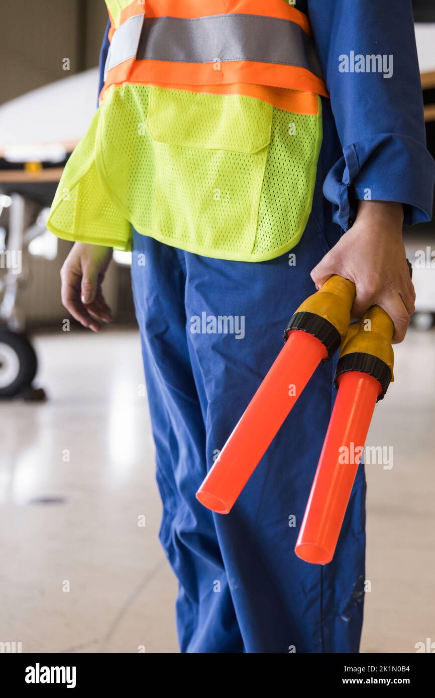 Aircraft marshalling Banque de photographies et d’images à haute ...