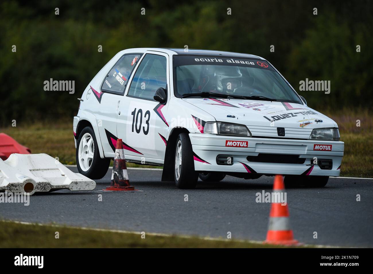 103 ANDRES Christophe, Peugeot 106 Rallye, action pendant la finale de ...