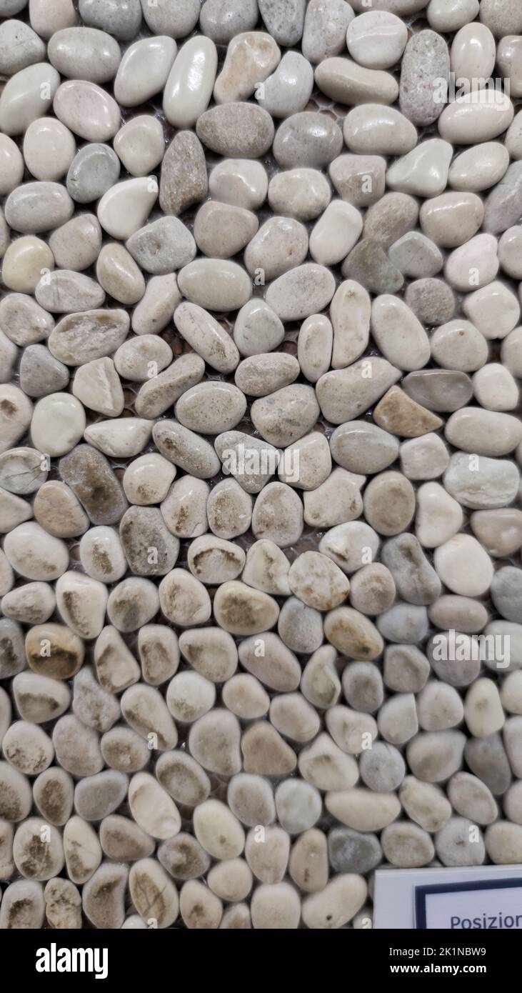 Mur de pierre brique coupé de gris Banque de photographies et d’images ...