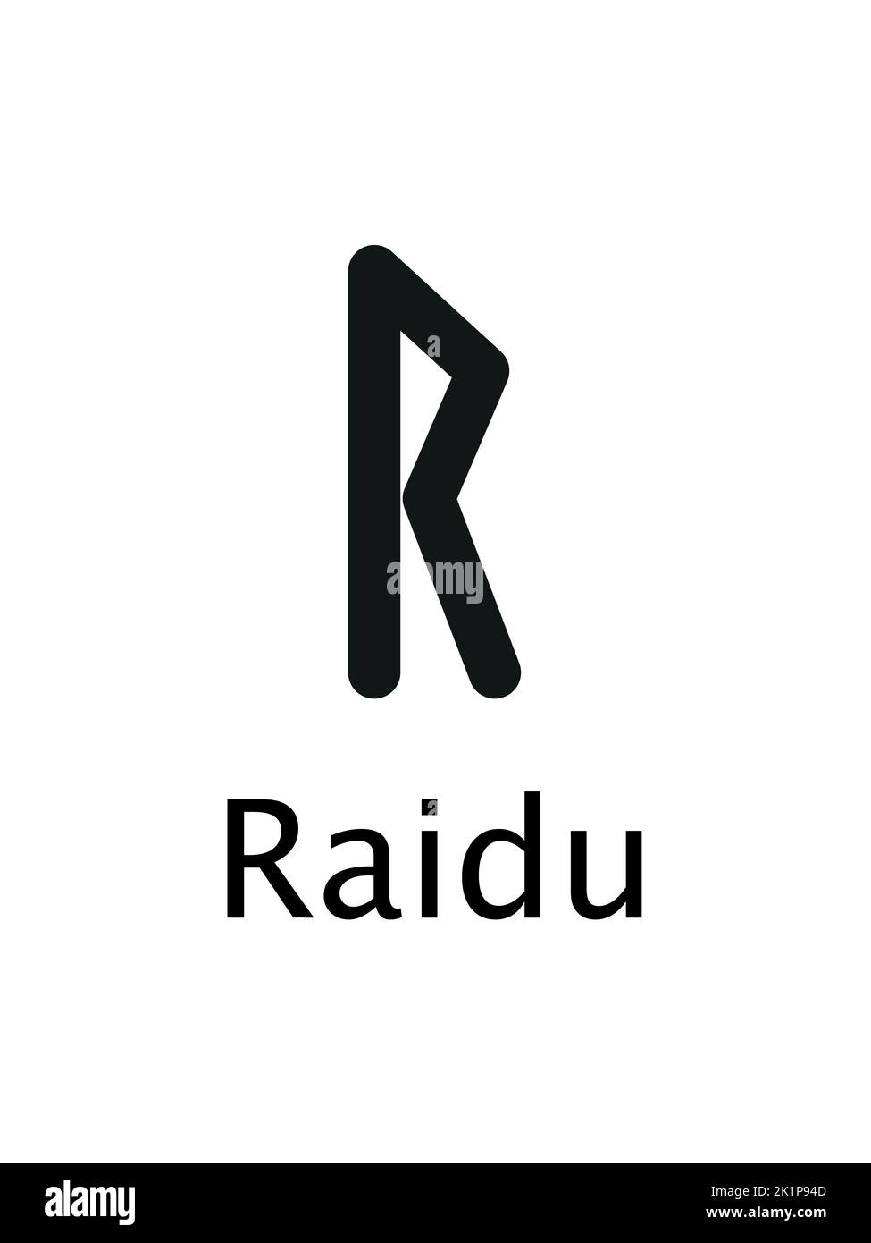 Alphabet Raidu de Runes, futhark. Écrire des Allemands anciens ...