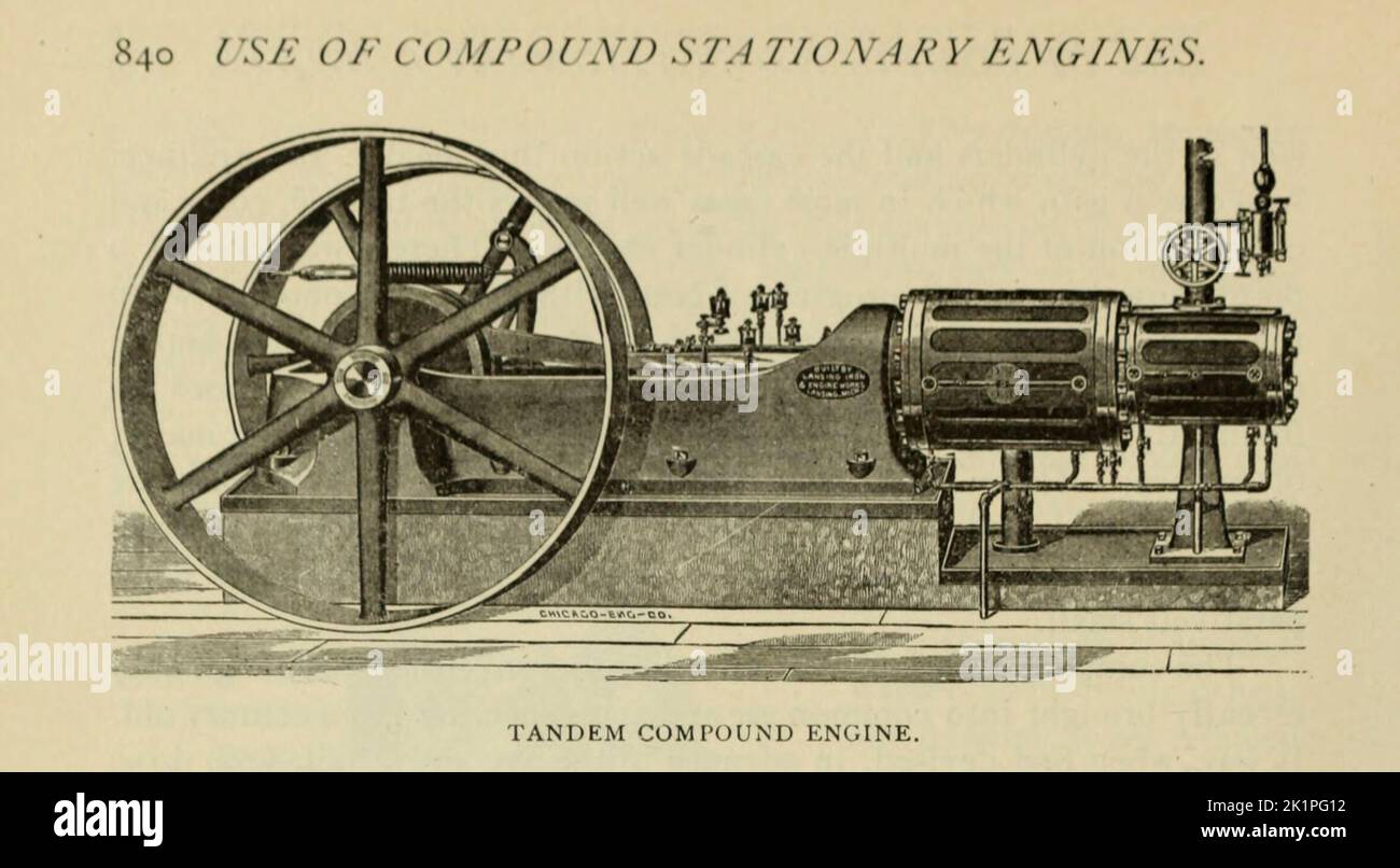Compound steam engine Banque de photographies et d’images à haute ...