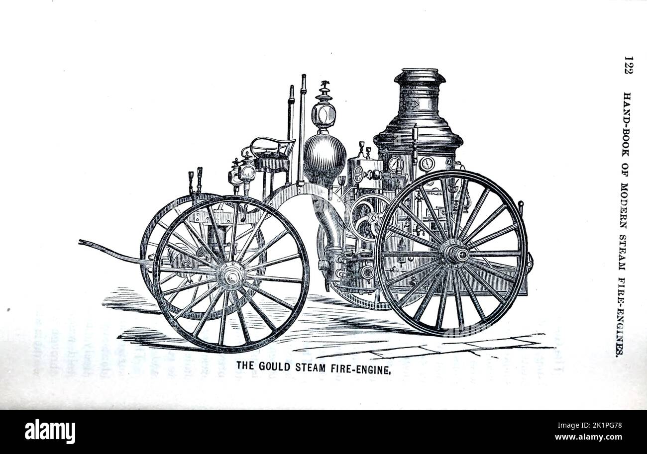 Le Gould Steam Fire-Engine du livre ' main-book of Modern Steam Fire ...