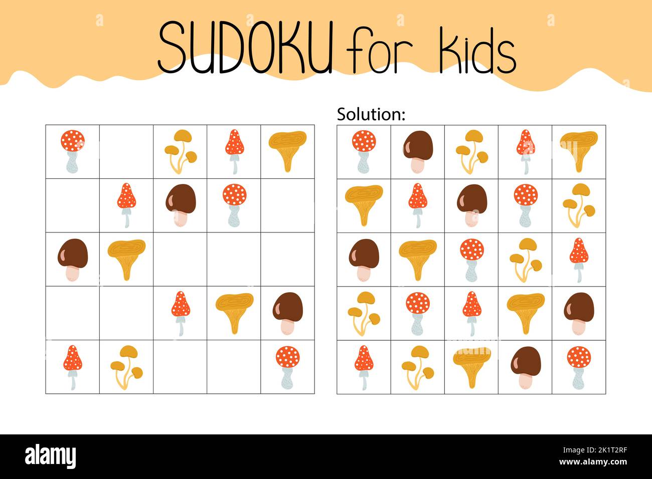 Sudoku jeu éducatif ou de loisirs feuille de travail illustration ...