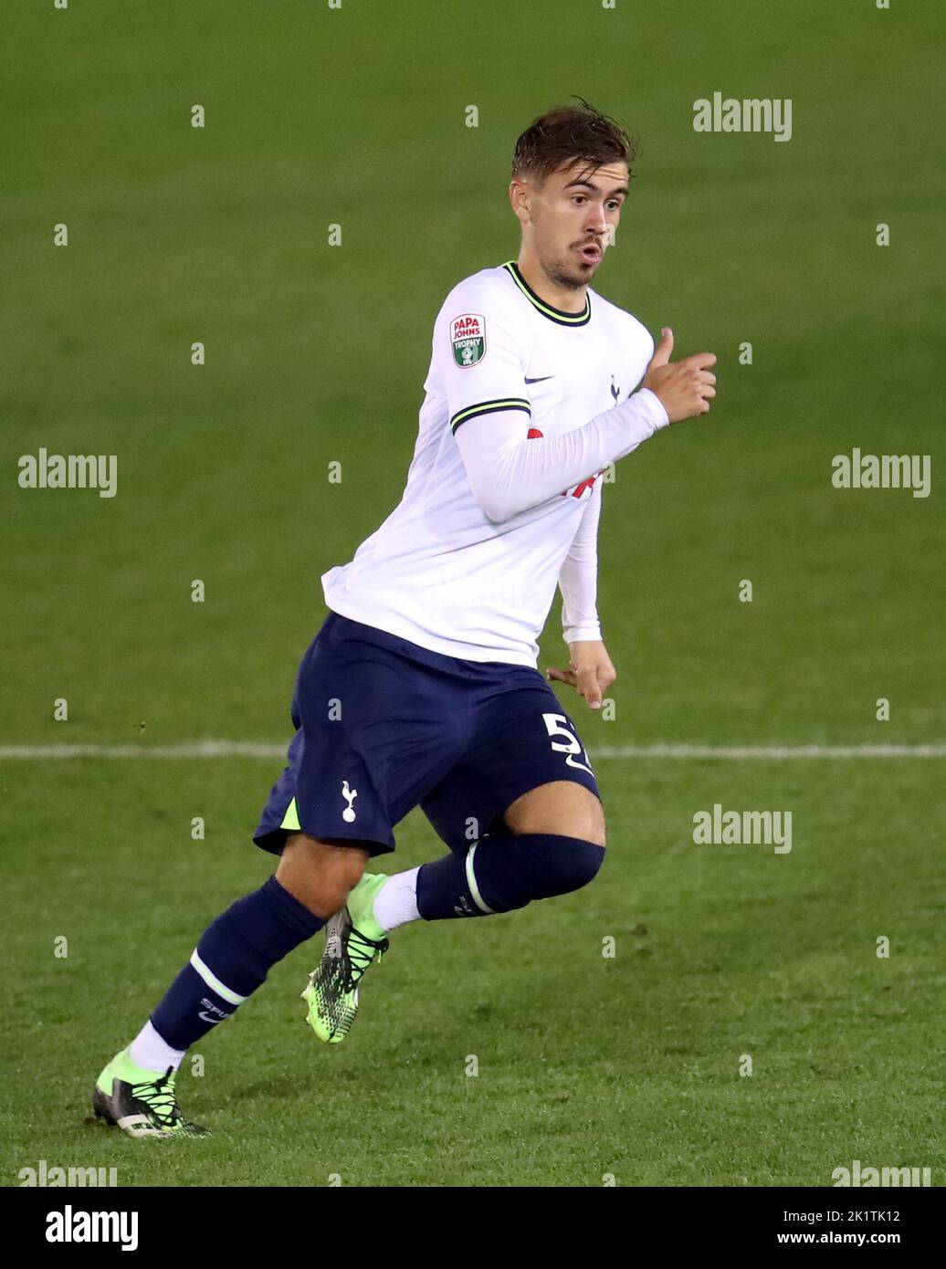 Tottenham Hotspur Max Robson pendant la scène du groupe Papa John's ...