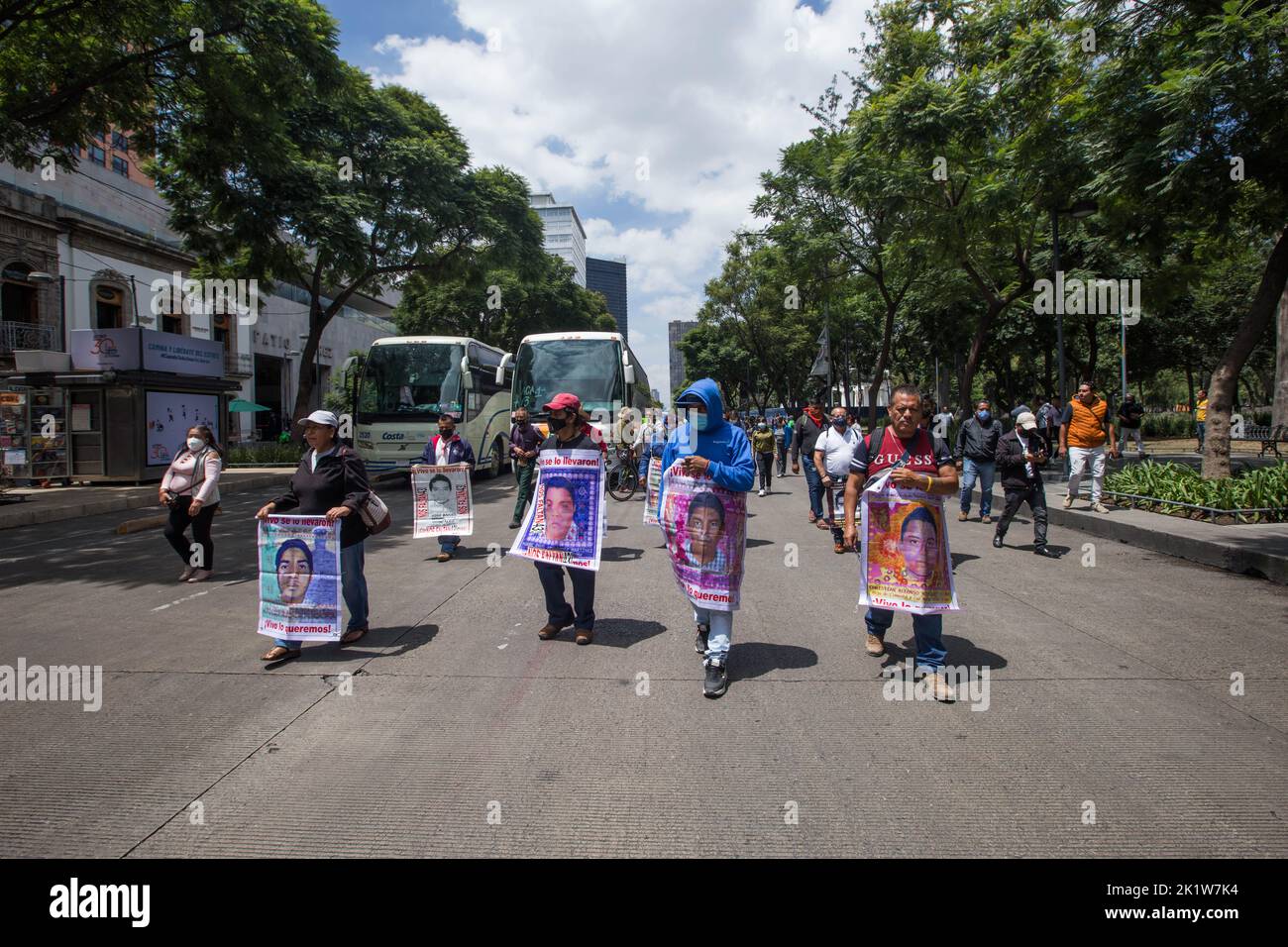 Mexico, CDMX, Mexique. 20th septembre 2022. Des étudiants de l école ...