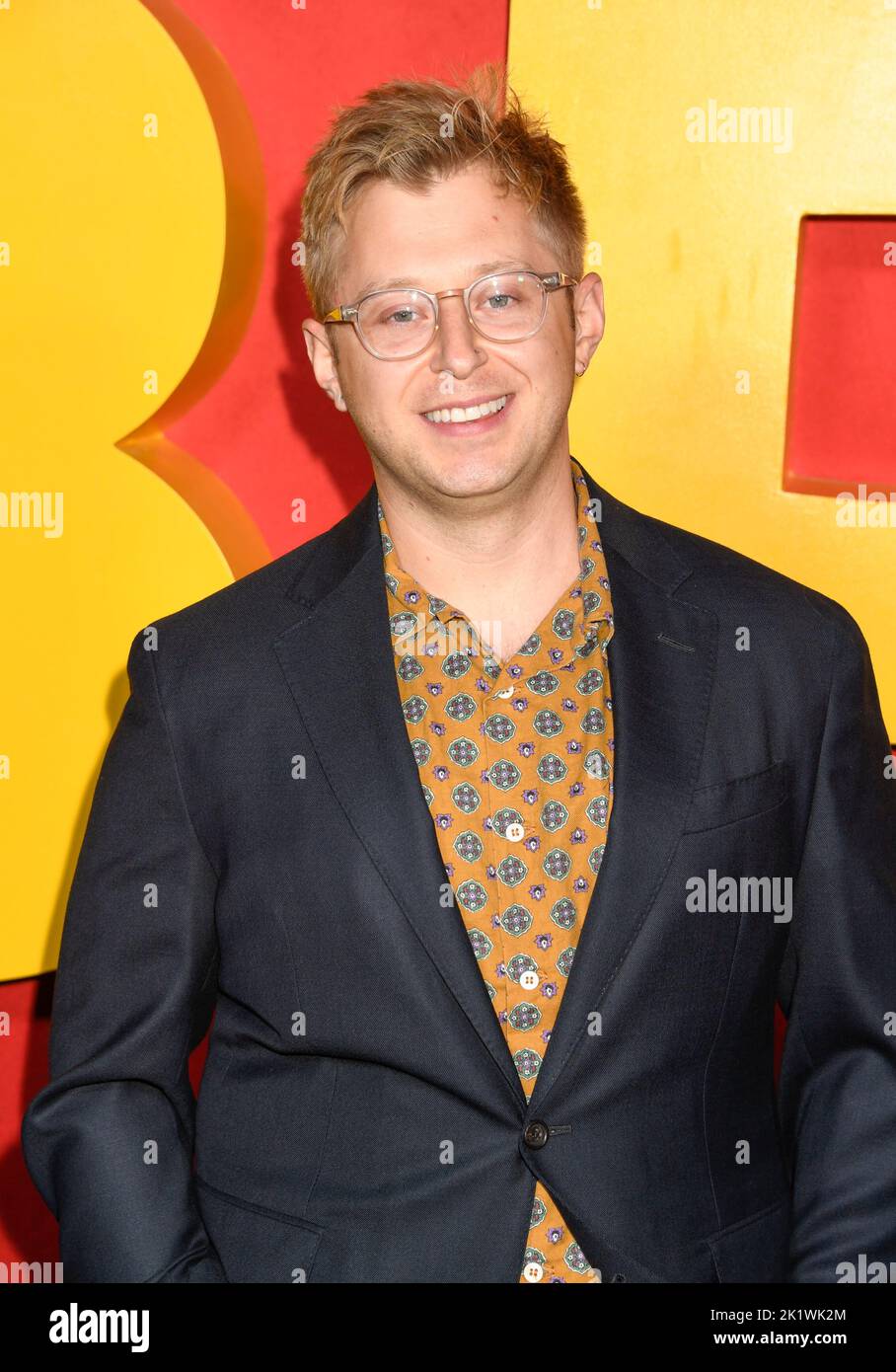 09/20/2022 New York Karl Frankenfield participe à la première de Bros ...