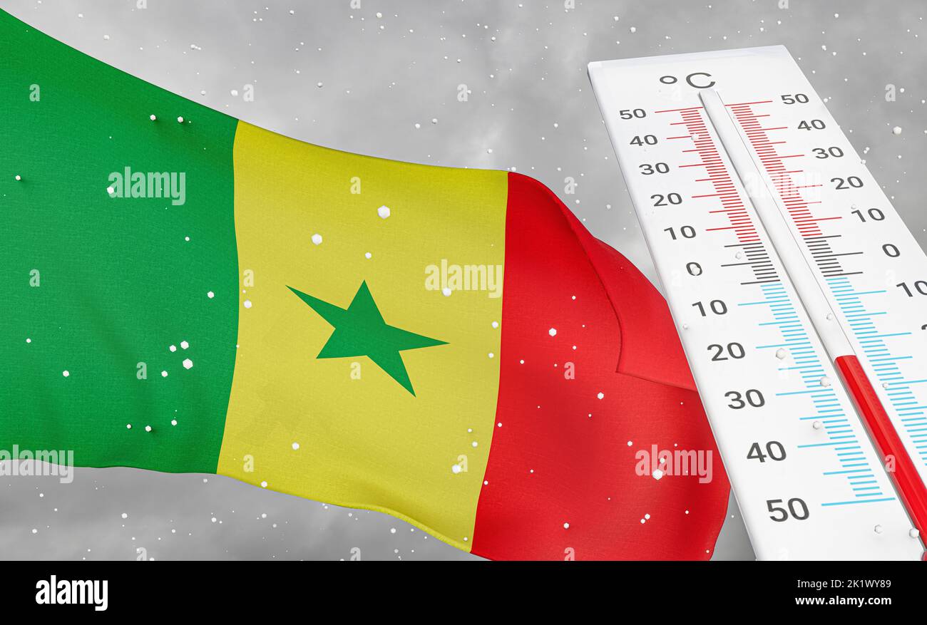 Hiver au Sénégal avec froid sévère, température négative, saison froide ...