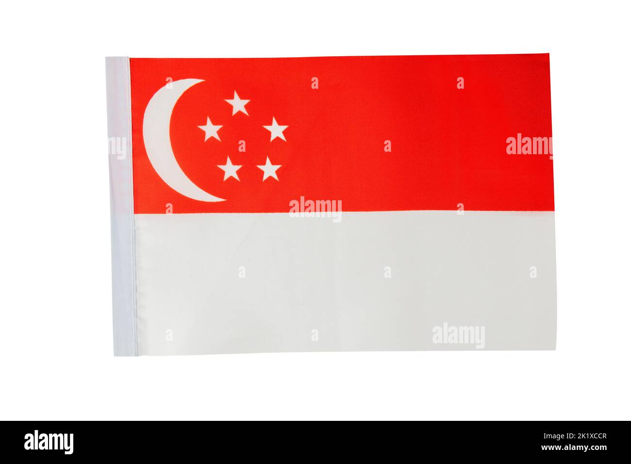 Singapore national flag Banque de photographies et d’images à haute ...