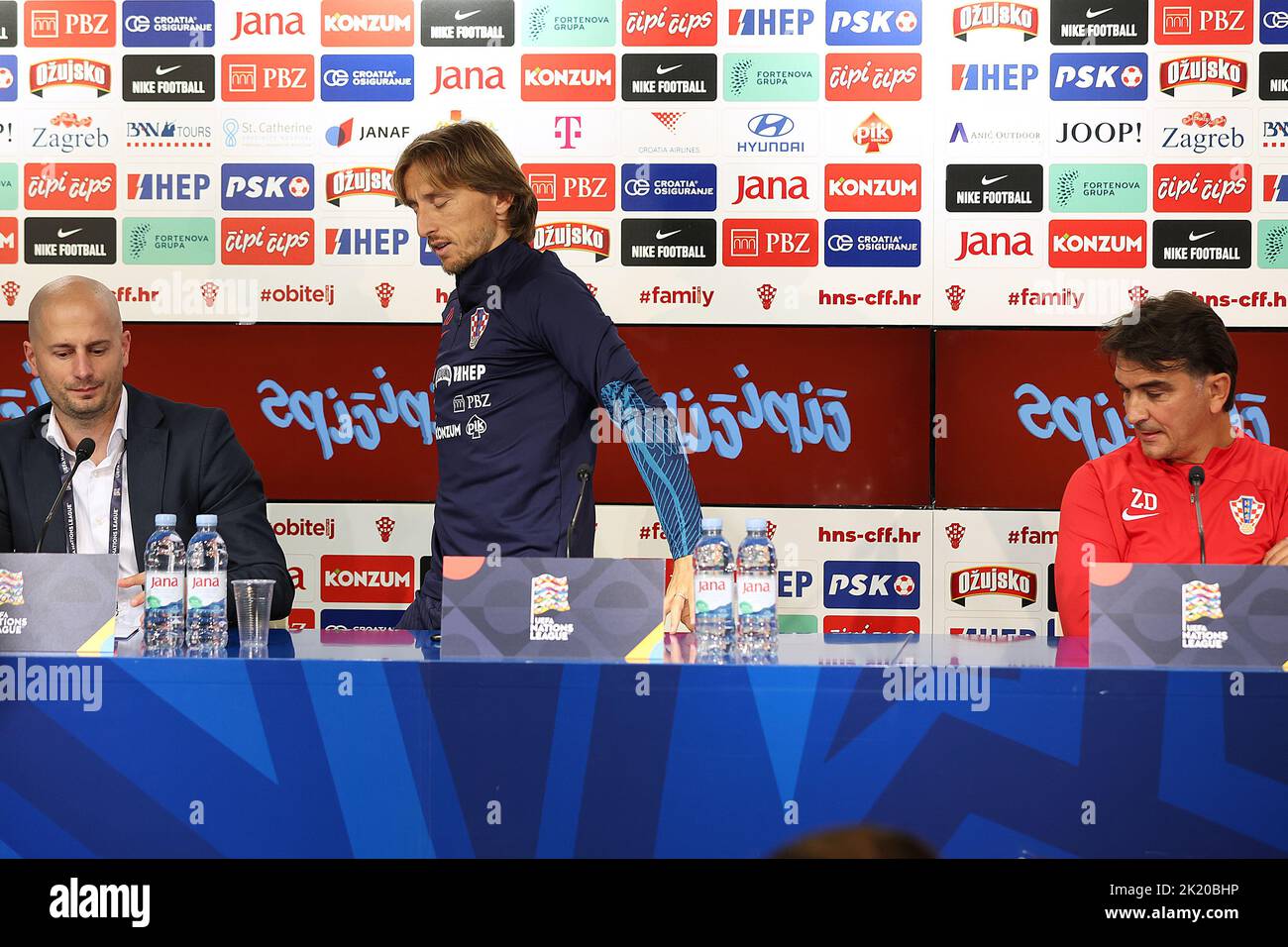 Zagreb, Croatie, 21 septembre 2022. Tomislav Pacak, porte-parole de l ...