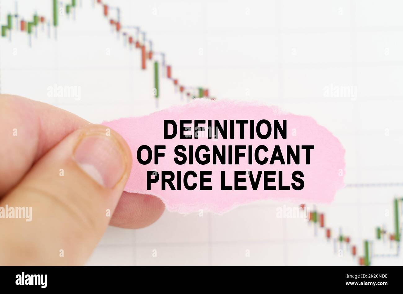 Concept commercial et commercial. Sur le fond du tableau de cotation ...