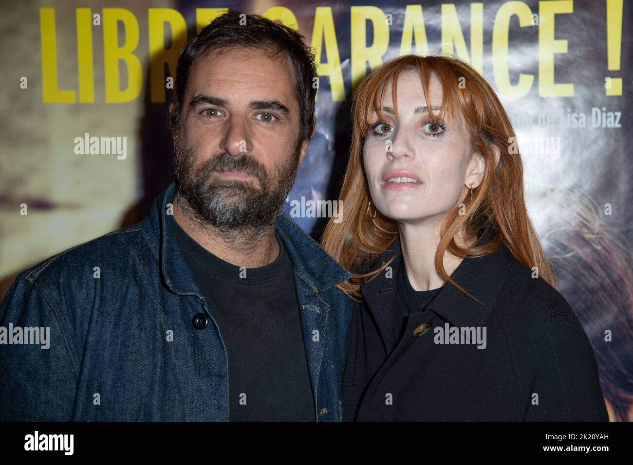 Paris, France sur 21 septembre 2022. Gregory Montel et Lolita Chammah ...