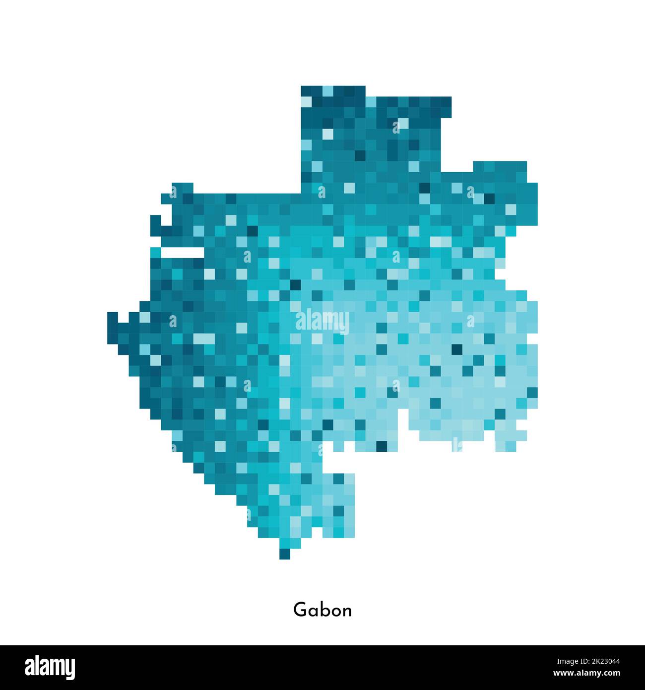 Illustration géométrique vectorielle isolée avec silhouette simplifiée ...