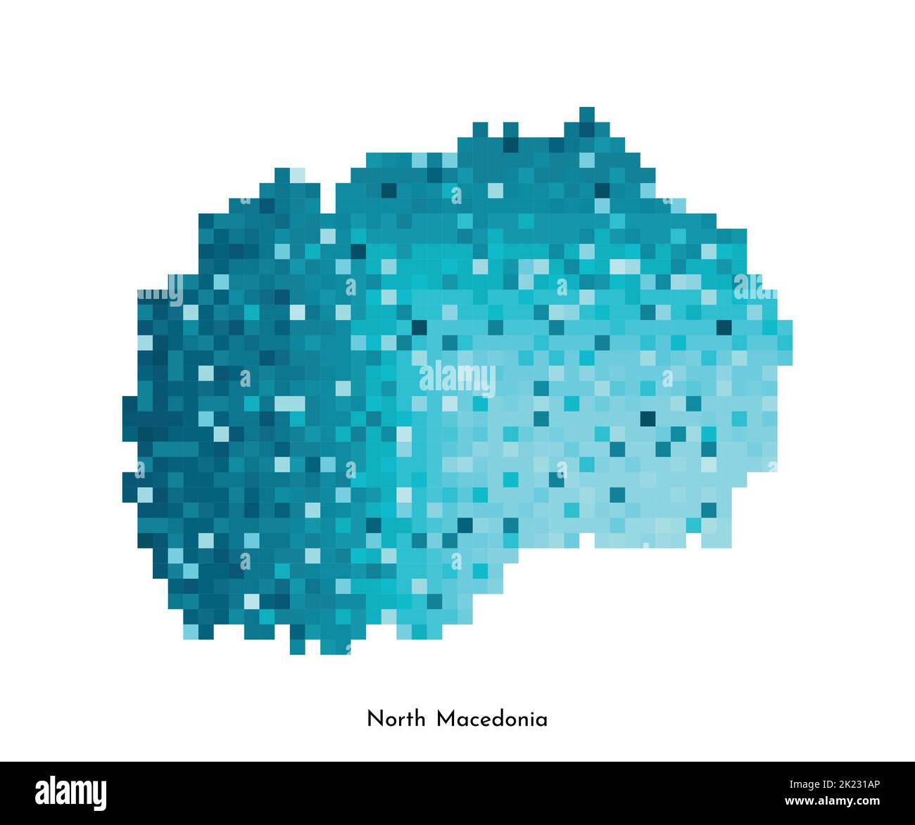 Illustration géométrique à vecteur isolé avec silhouette simplifiée en ...