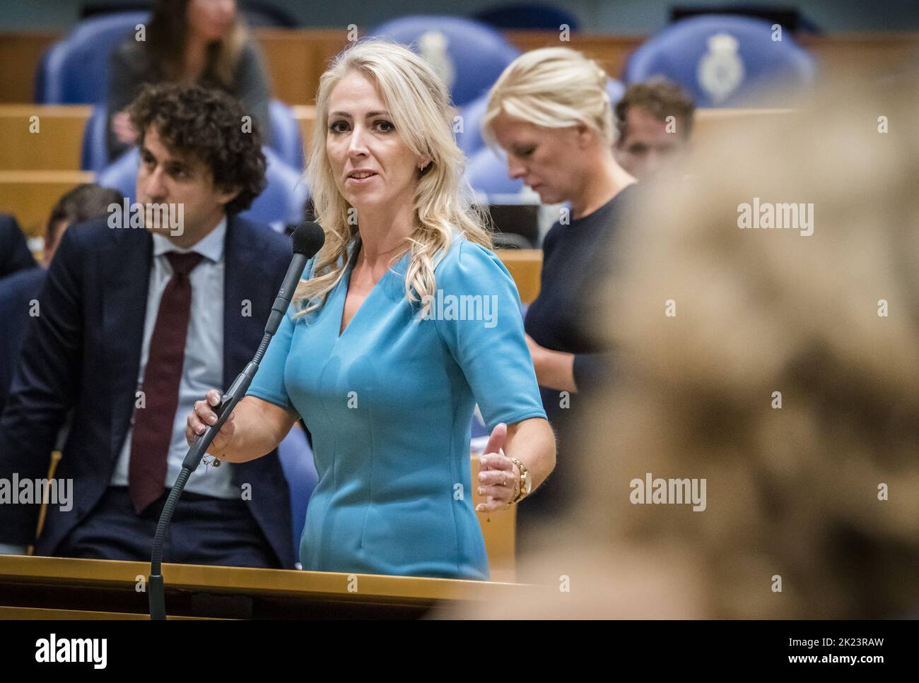 2022-09-22 13:18:22 LA HAYE - Jesse Klaver (gauche verte), Lilian ...