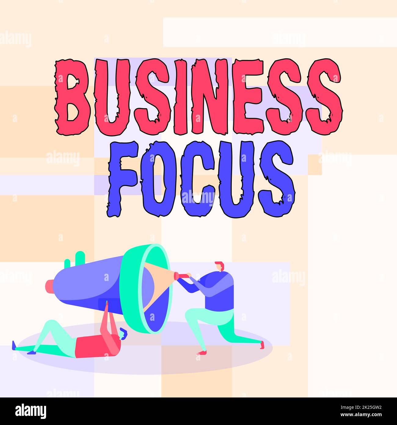 Texte d'écriture manuscrite Business Focus. Présentation de l ...