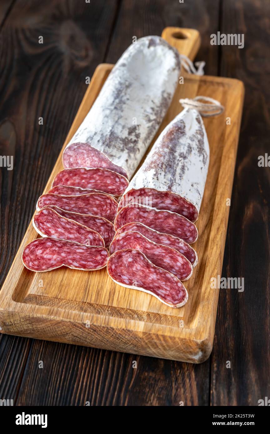 Fuet de saucisse Banque de photographies et d’images à haute résolution ...